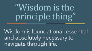 God's attribute of wisdom | PDF