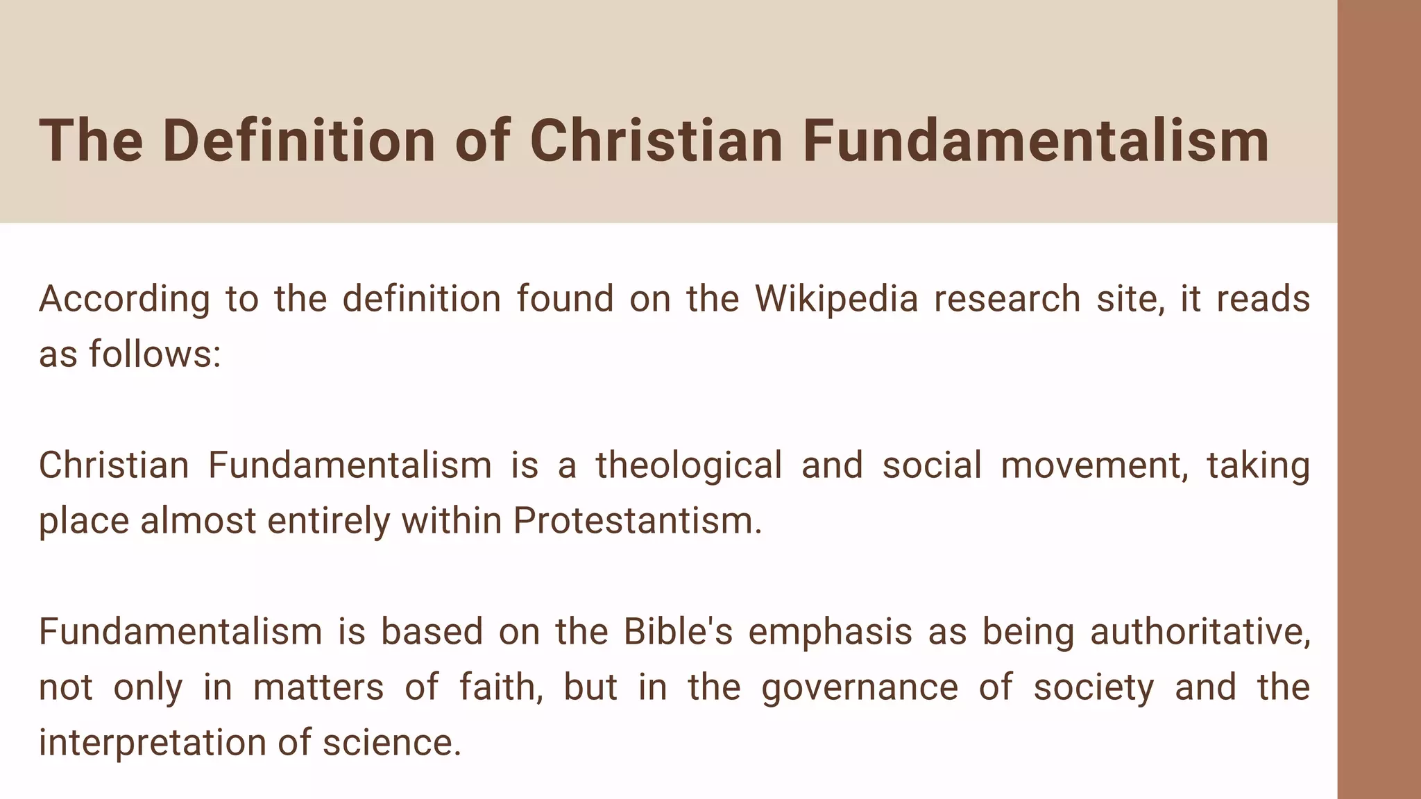 God save me! The North American Christian Fundamentalism | PDF