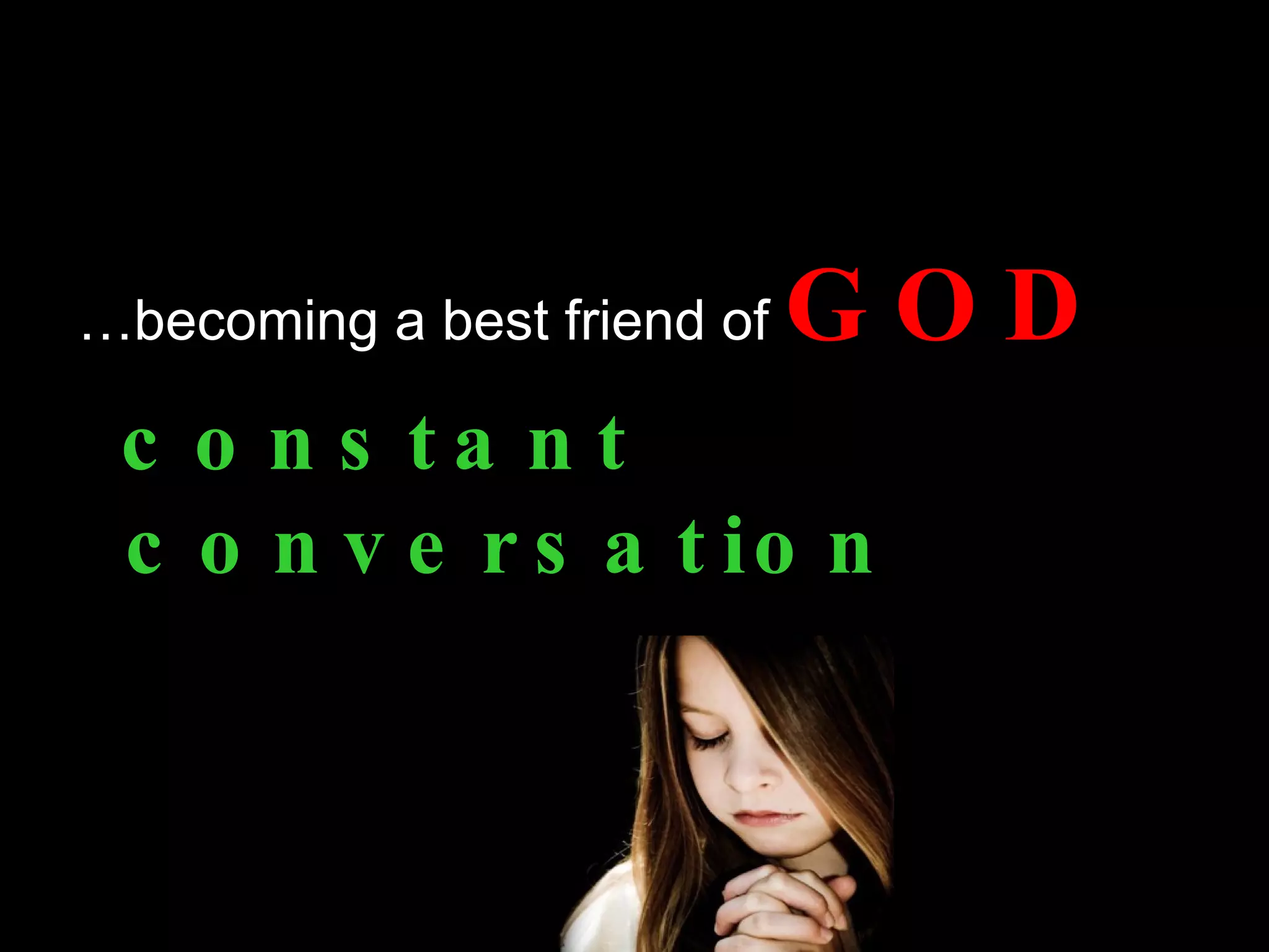 Gods Best friend | PPT