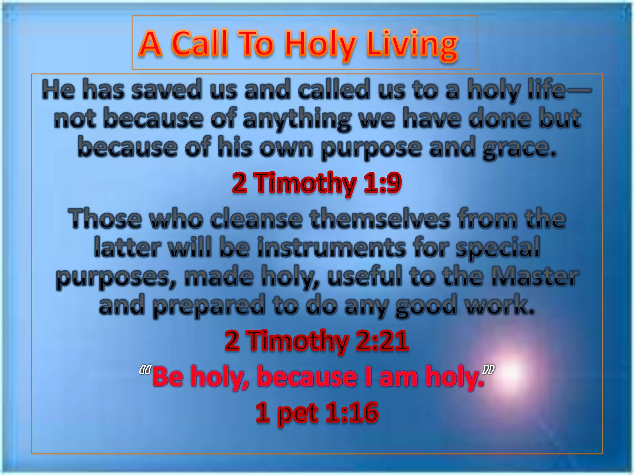 God's calling | PPTX