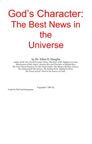 Characterictics of God | PDF