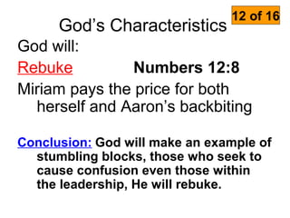 God's Character | PPT