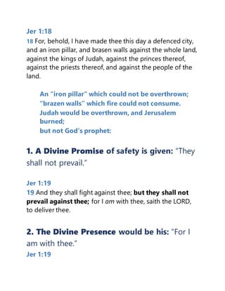 God’s Charge to His Servant | PDF