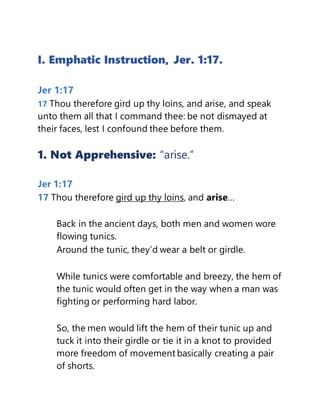 God’s Charge to His Servant | DOCX