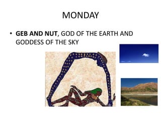 Gods days of the week [autoguardado] | PPTX