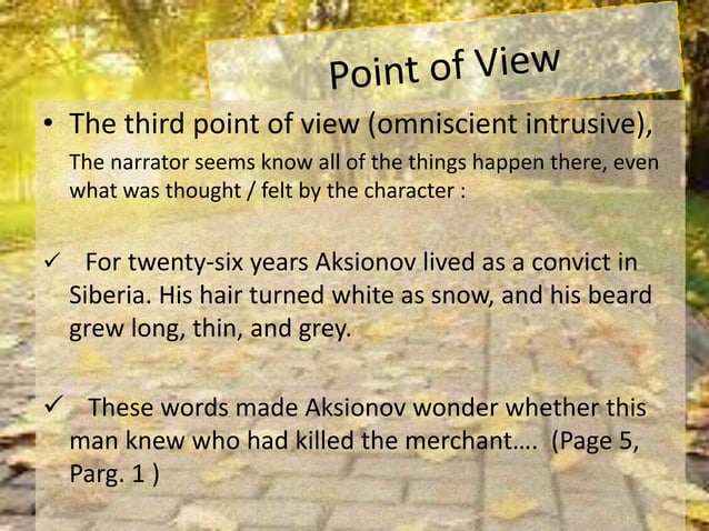 God sees the truth but waits by Leo Tolstoy | PPTX | Drama | Genres