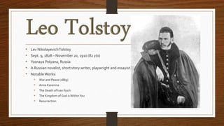 God Sees the Truth but Waits by Leo Tolstoy | PPTX