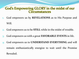 God’s empowering glory | PPT