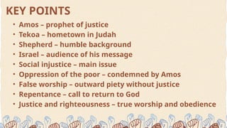 GOD SENT AMOS TO SPEAK OF SOCIAL JUSTICE.pptx