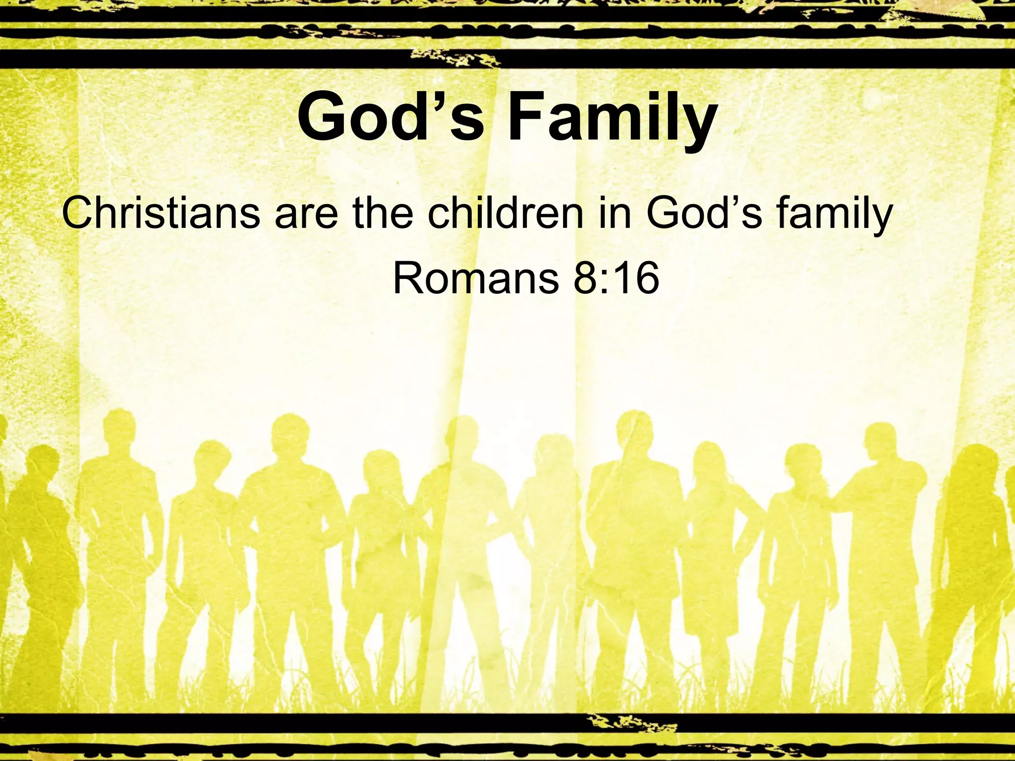 God's family | PPT