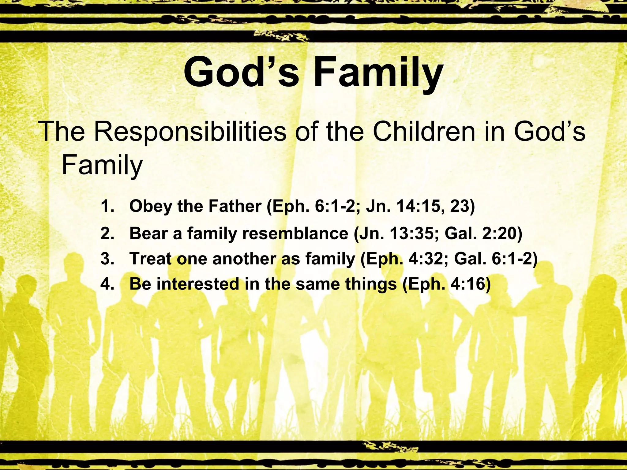 God's family | PPT