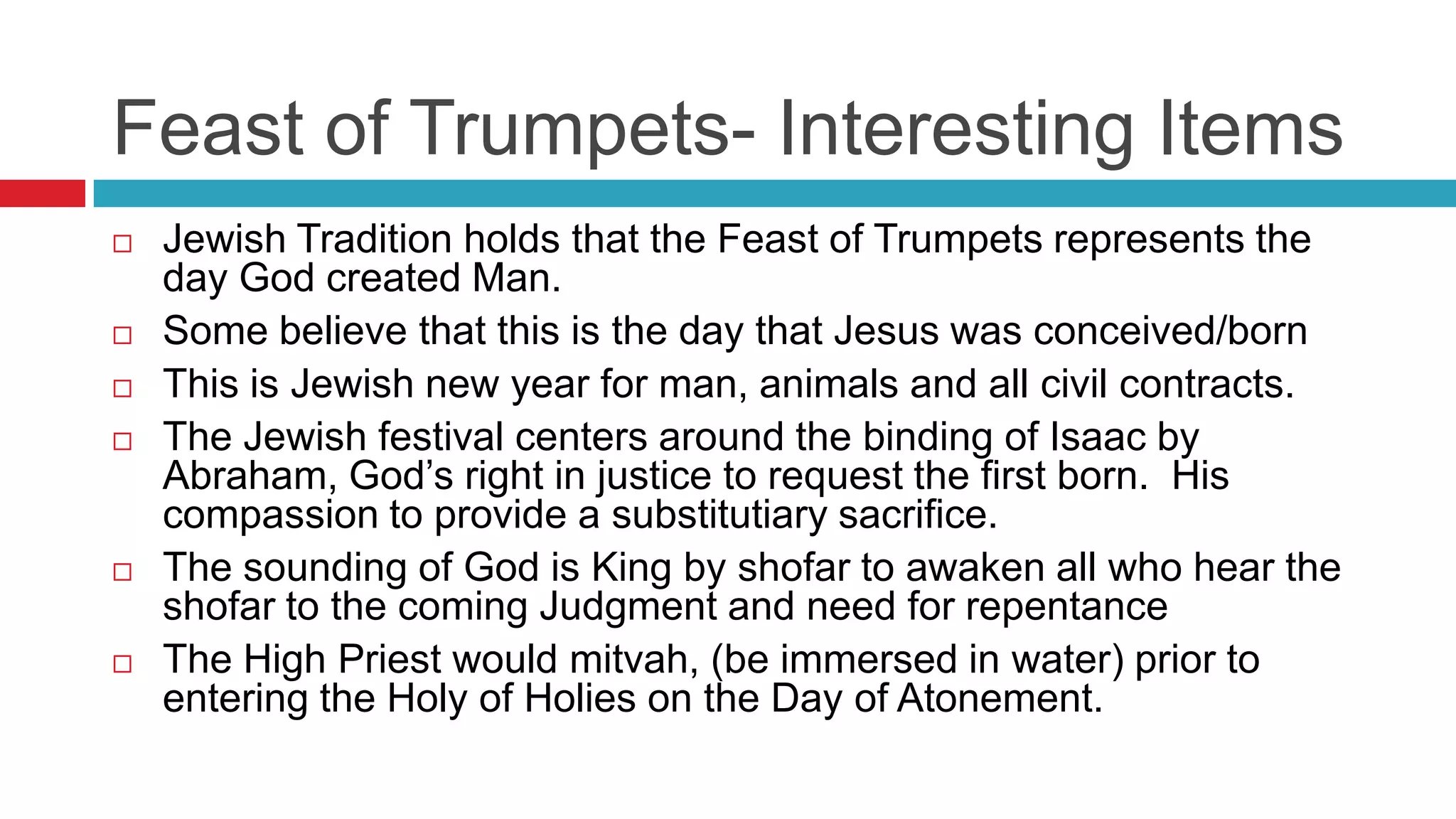 God’s feast feast of trumpets (1) | PPT