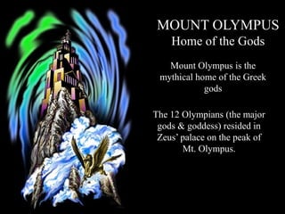 GodsGoddesses.ppt for lecturing Drama Lesson | PPT