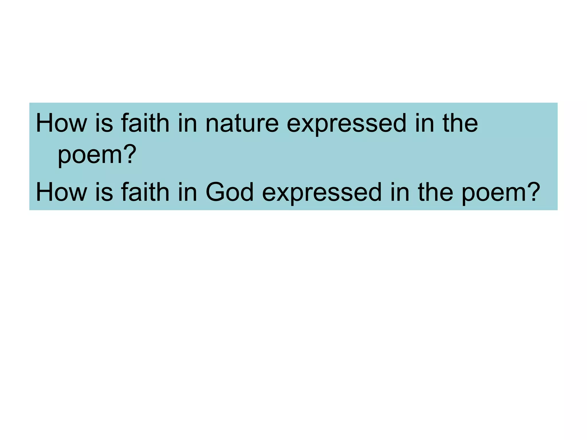 God's grandeur | PPT