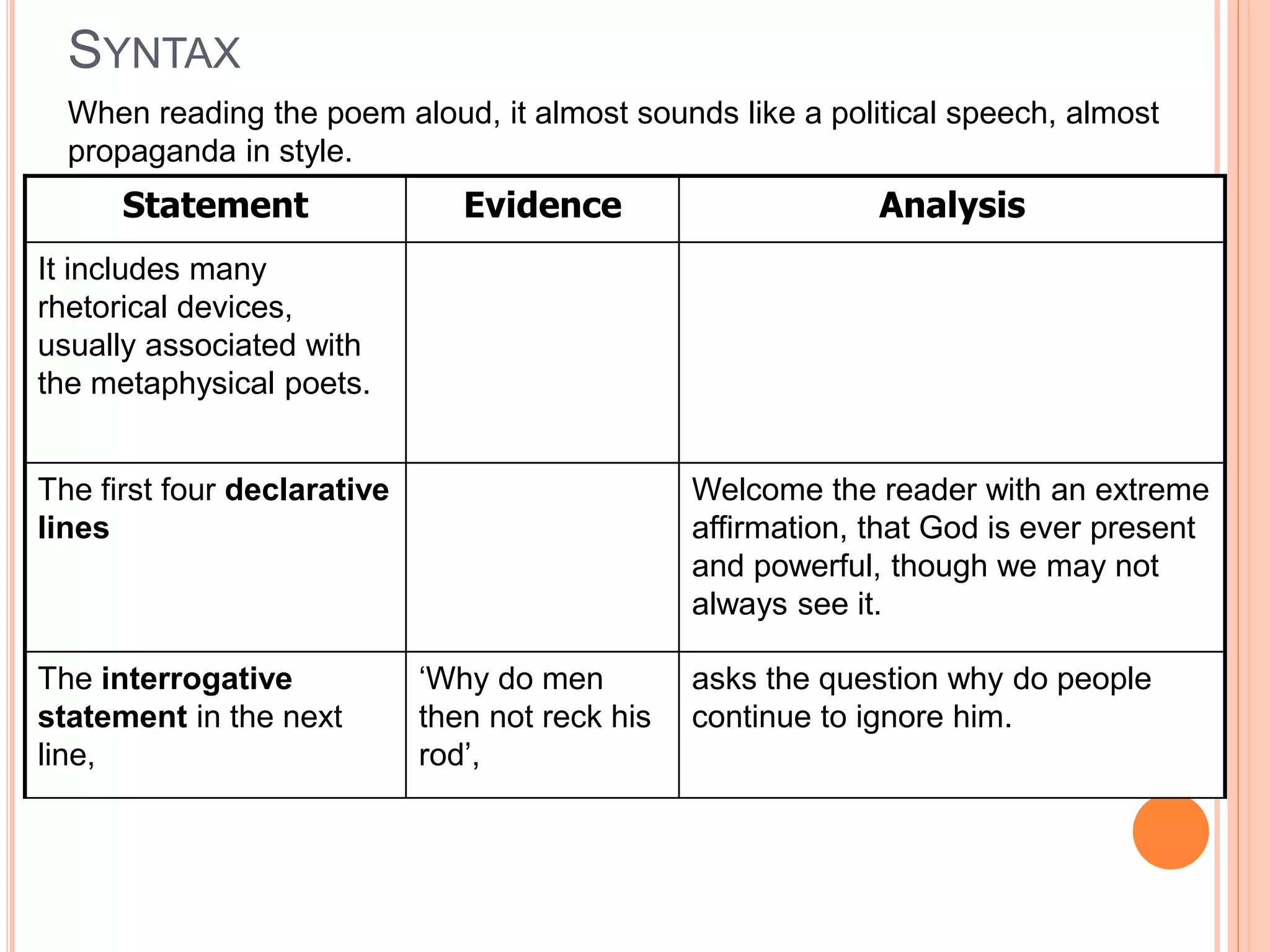 God's Grandeur | PPT