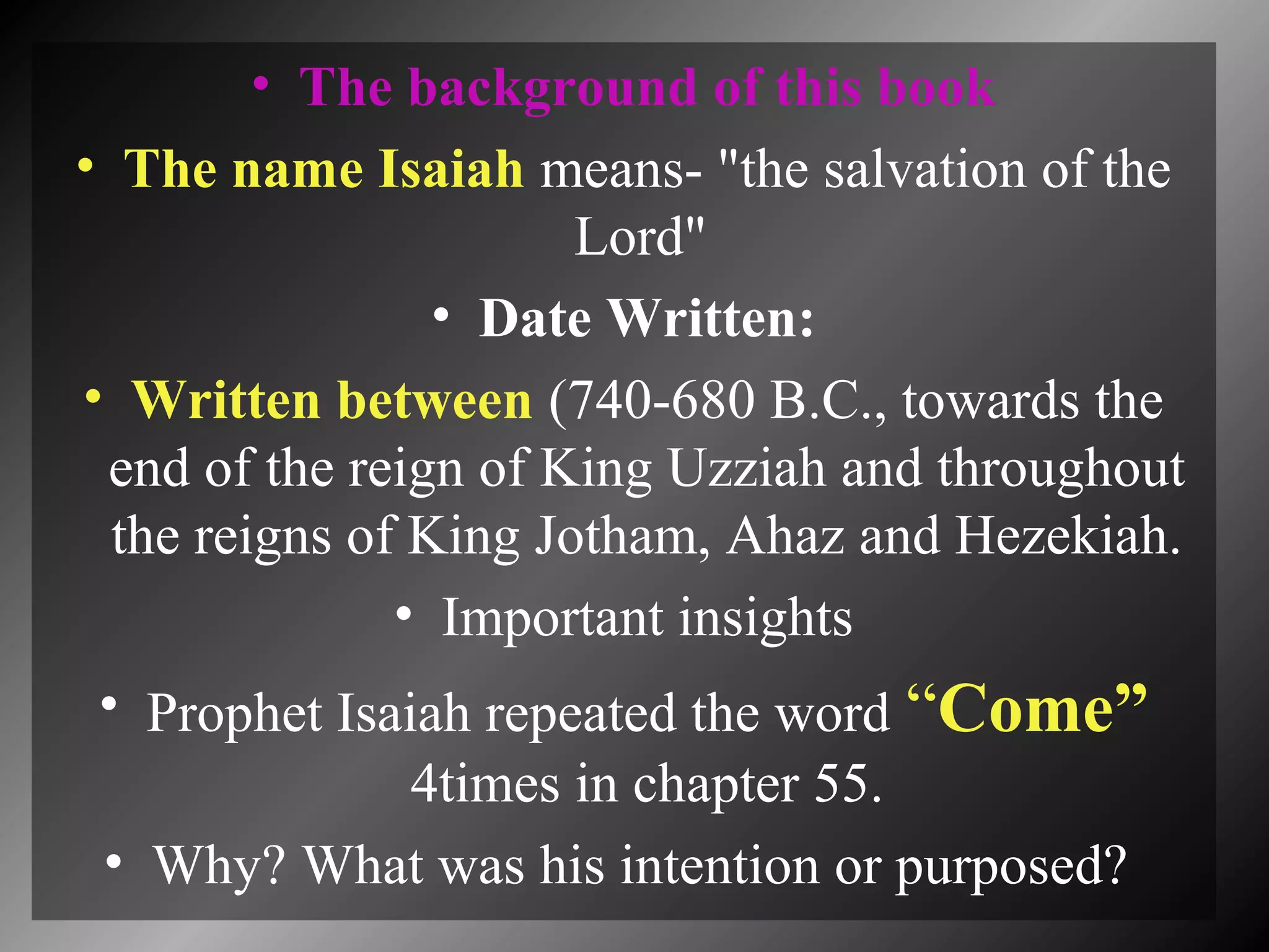 God's Invitation | PPT