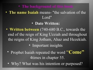 God's Invitation | PPT