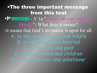 God's Invitation | PPT