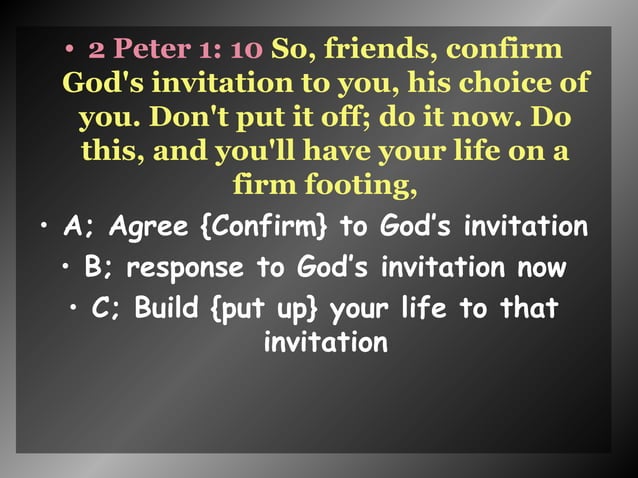 God's Invitation | PPT