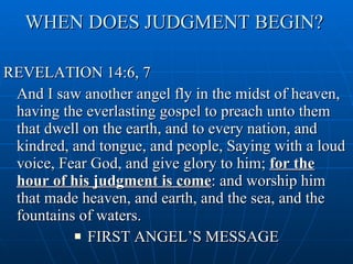 Gods Judgement Hour | PPT