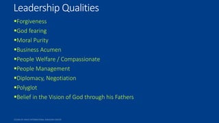 God's Leadership Model - Part 2 - Joseph of Egypt | PDF