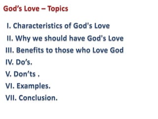 God's Love | PPT