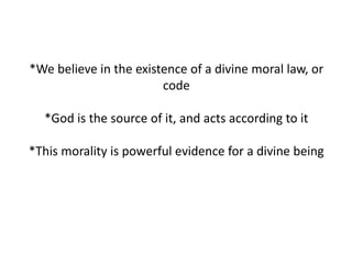 God’s moral attributes | PPTX
