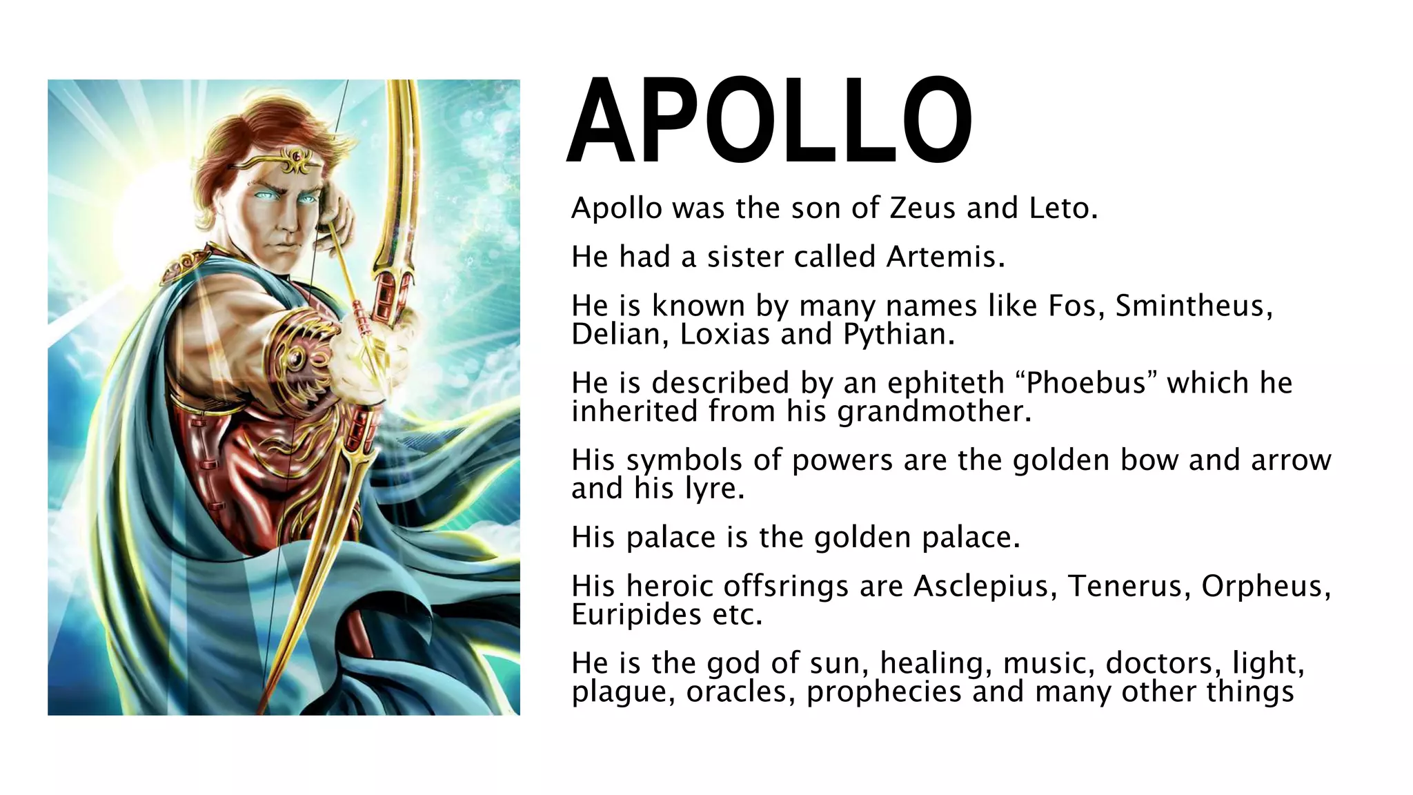 Gods of olympus | PPTX