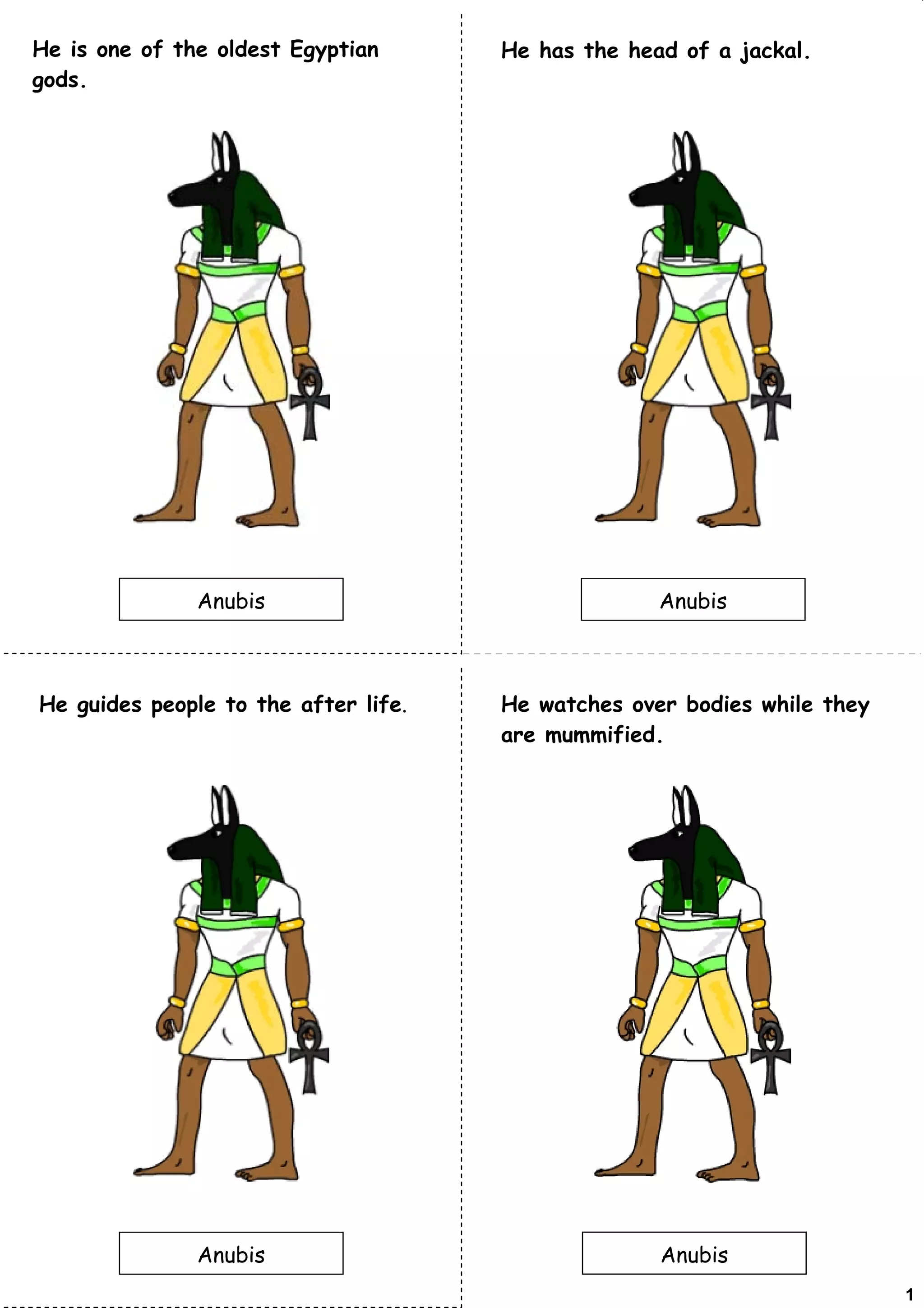 Gods of the ancient egyptians worksheet | PDF