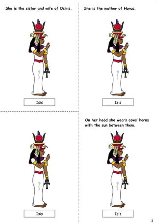 Gods of the ancient egyptians worksheet | PDF | Hinduism | Religion ...
