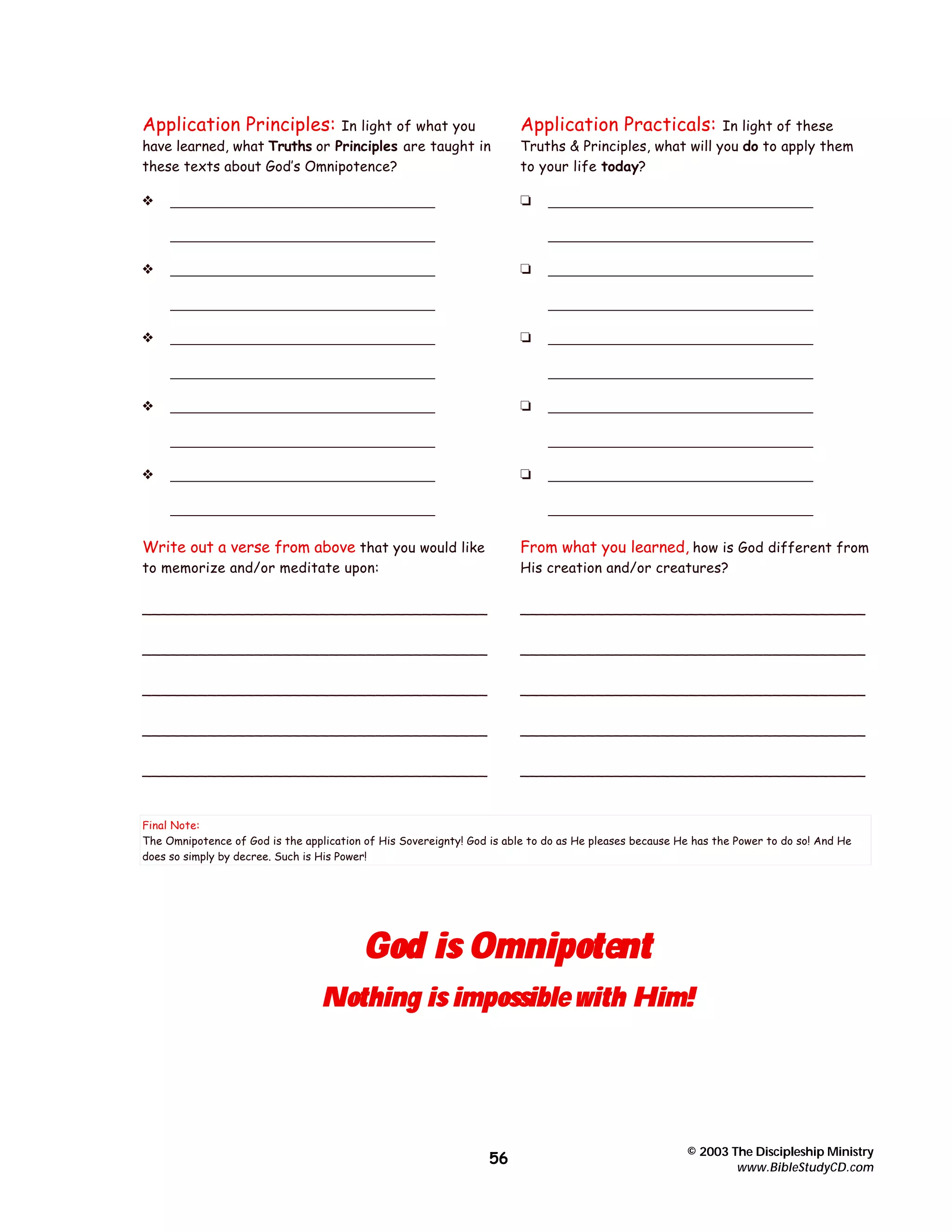 God's omnipotence | PDF