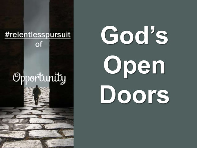 God's Open Doors | PPT
