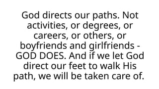God's Path..........................pptx