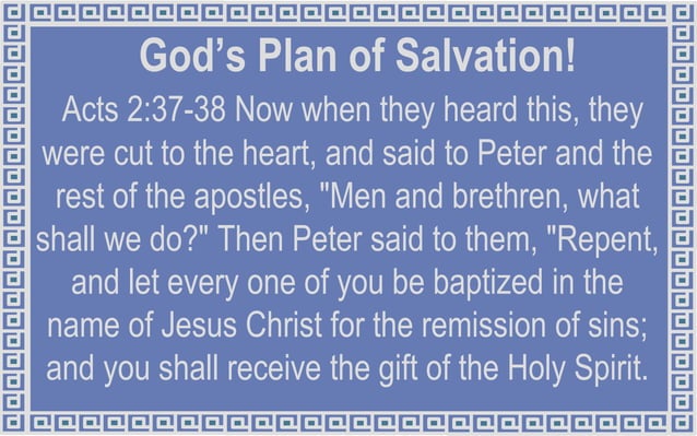 God's plan of salvation! | PPTX