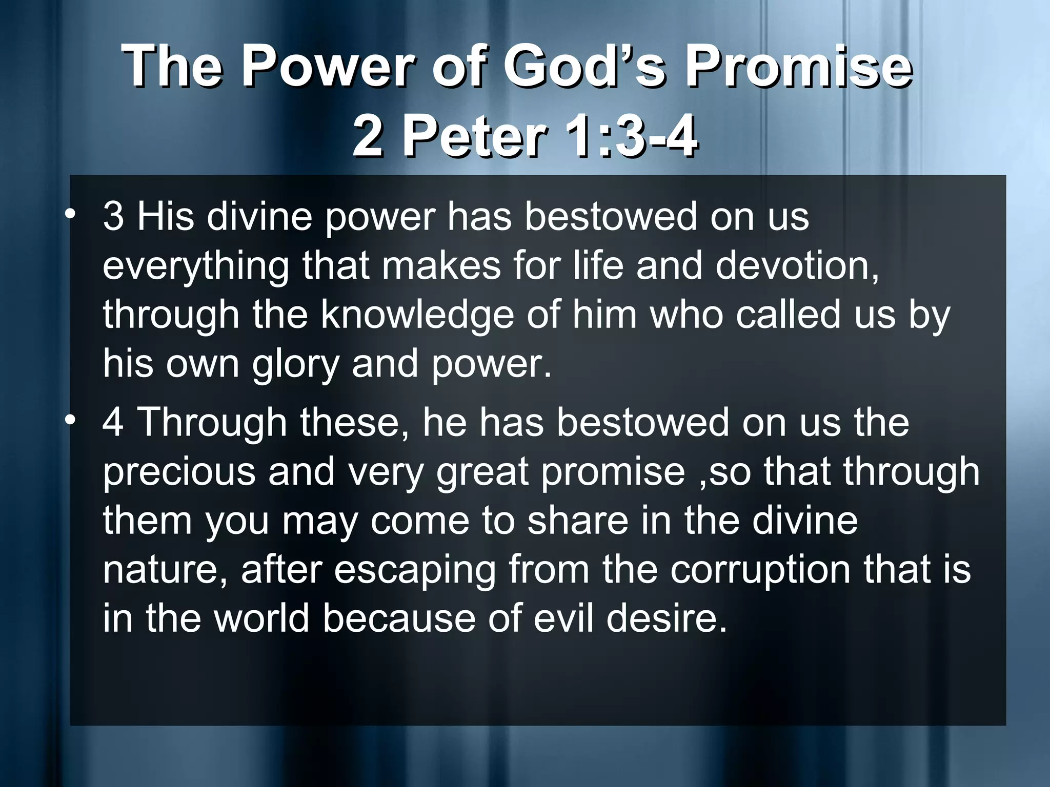 God’s Precious Promises | PPT