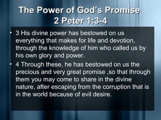 God’s Precious Promises | PPT | Christianity | Religion & Spirituality
