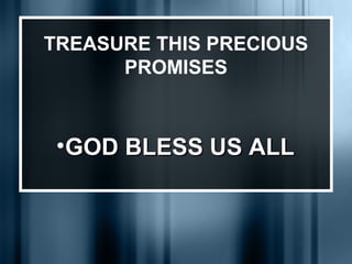 God’s Precious Promises | PPT | Christianity | Religion & Spirituality