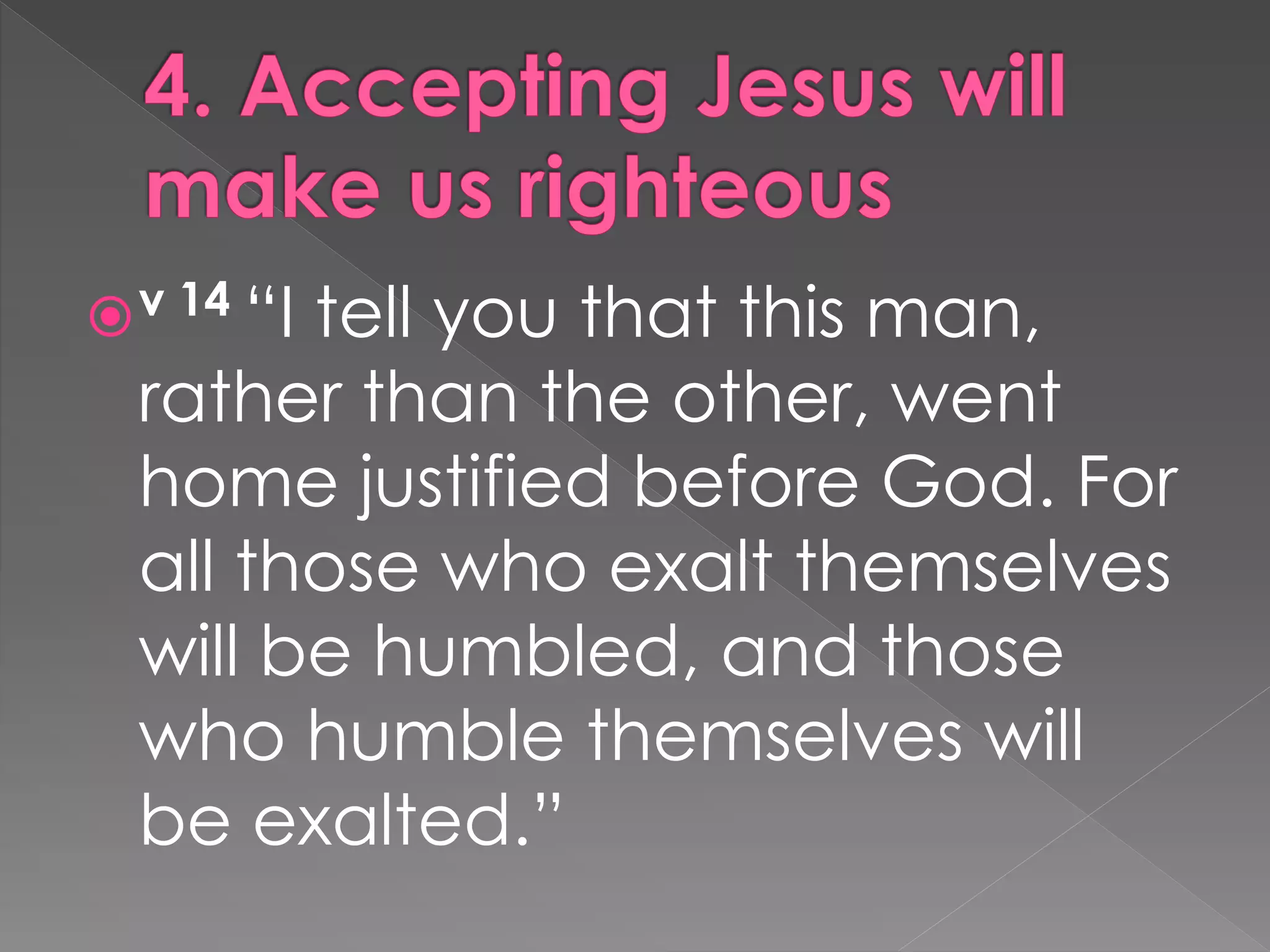 God’s Righteousness and Self Righteousness | PPTX