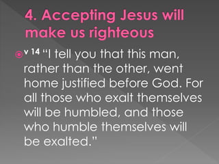 God’s Righteousness and Self Righteousness | PPTX