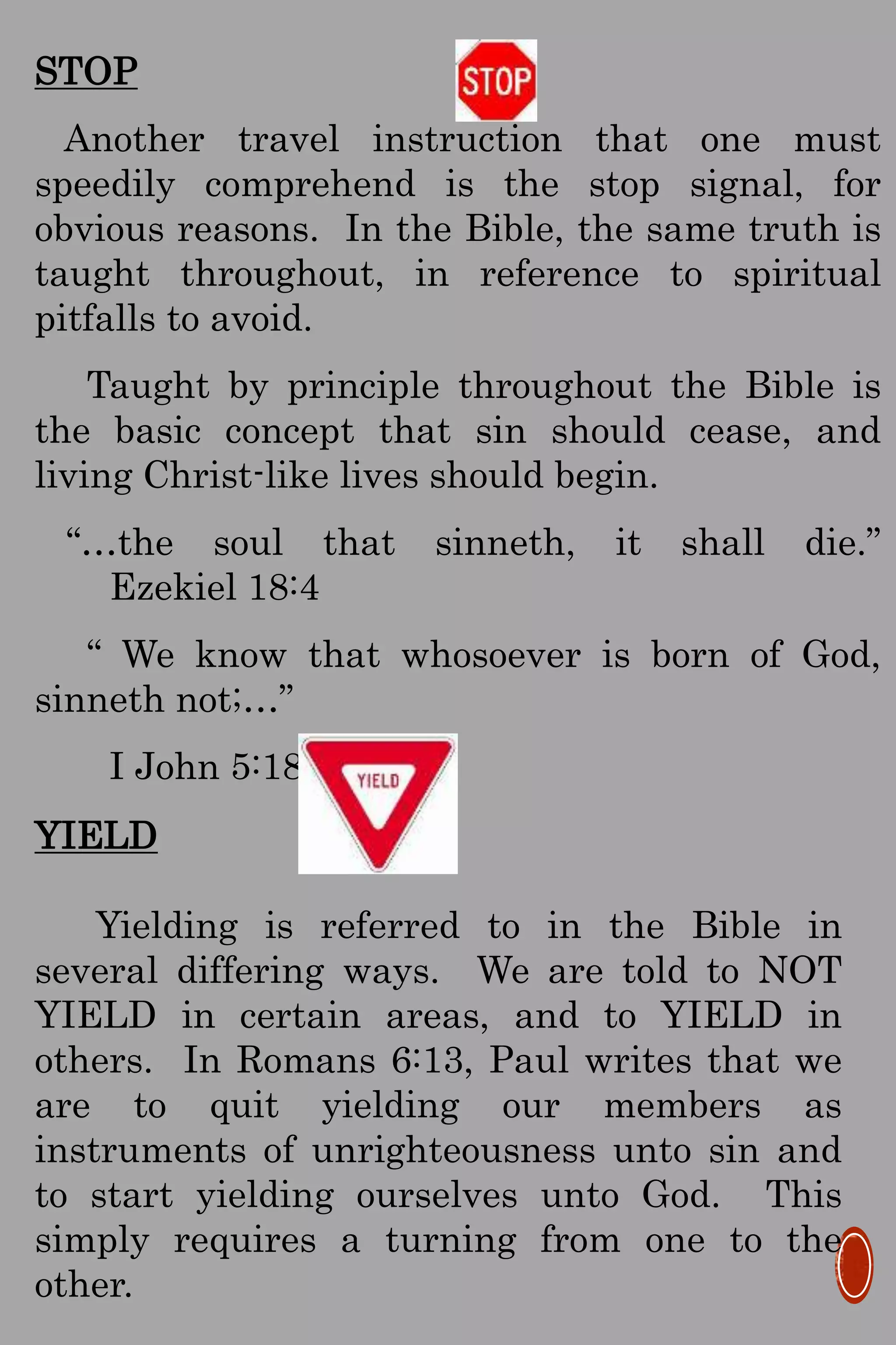 God's road signs | PPTX