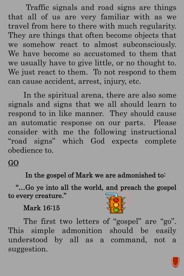 God's road signs | PPTX