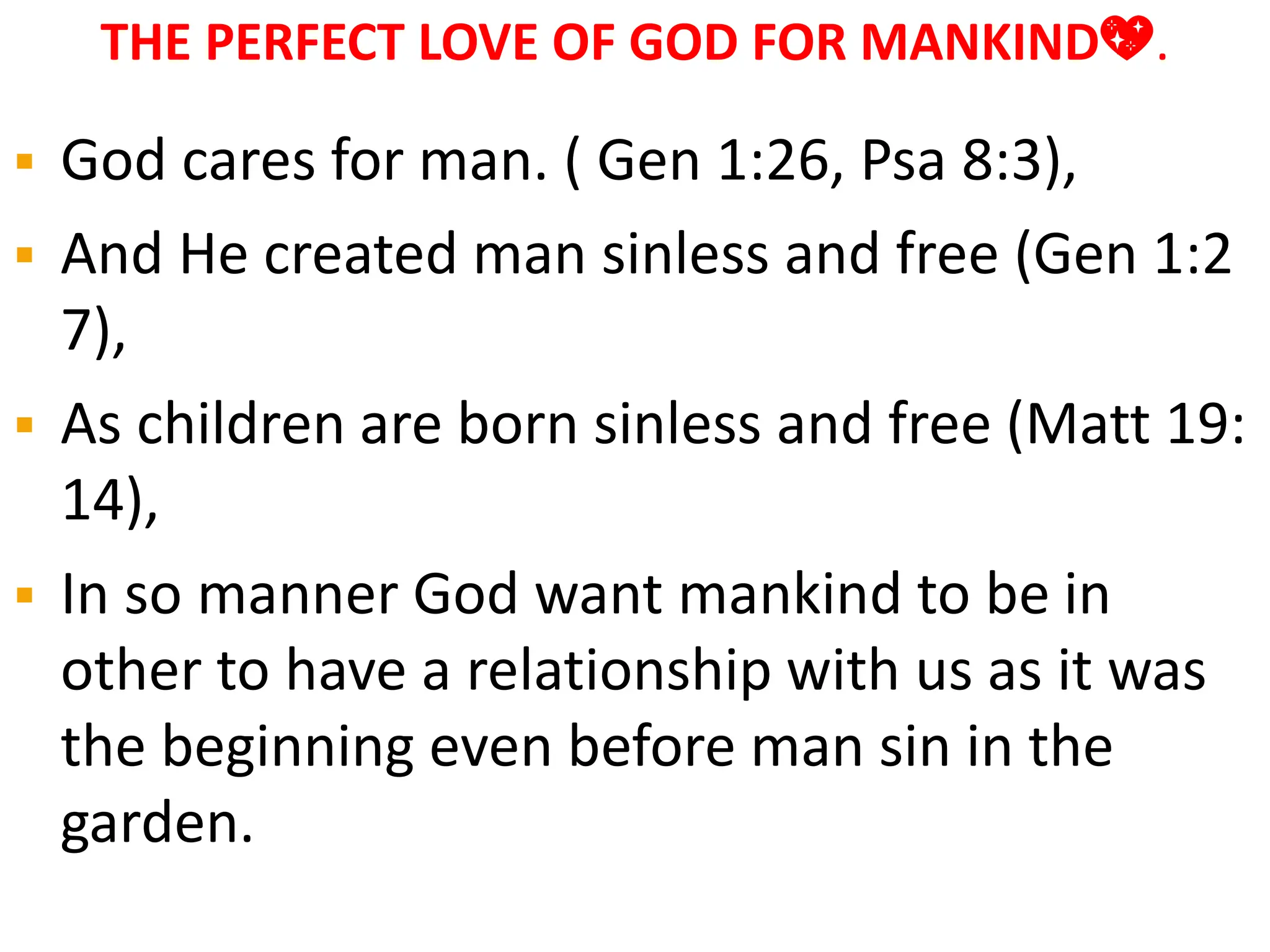 God's saving plan for man kind to eternity | PPTX