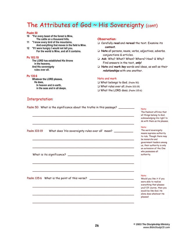 God's sovereignty | PDF | Christianity | Religion & Spirituality