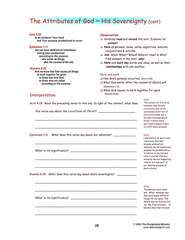 God's sovereignty | PDF | Christianity | Religion & Spirituality