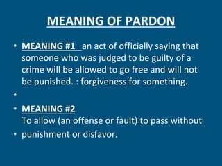GOD'S TWO LAWS OF PARDON | PPTX