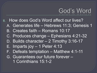 God's Word | PPT