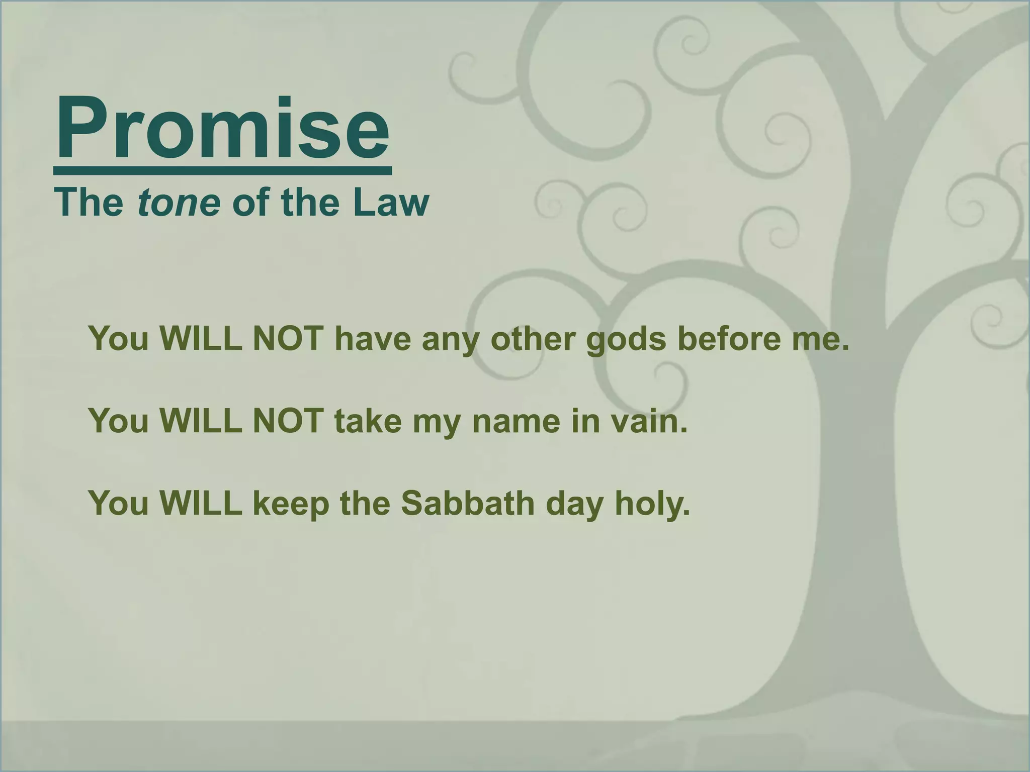 God's words of promise | PPT
