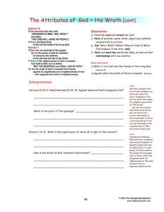 God's wrath | PDF