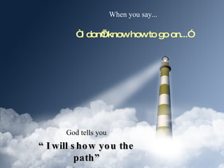 God Tells You | PPS