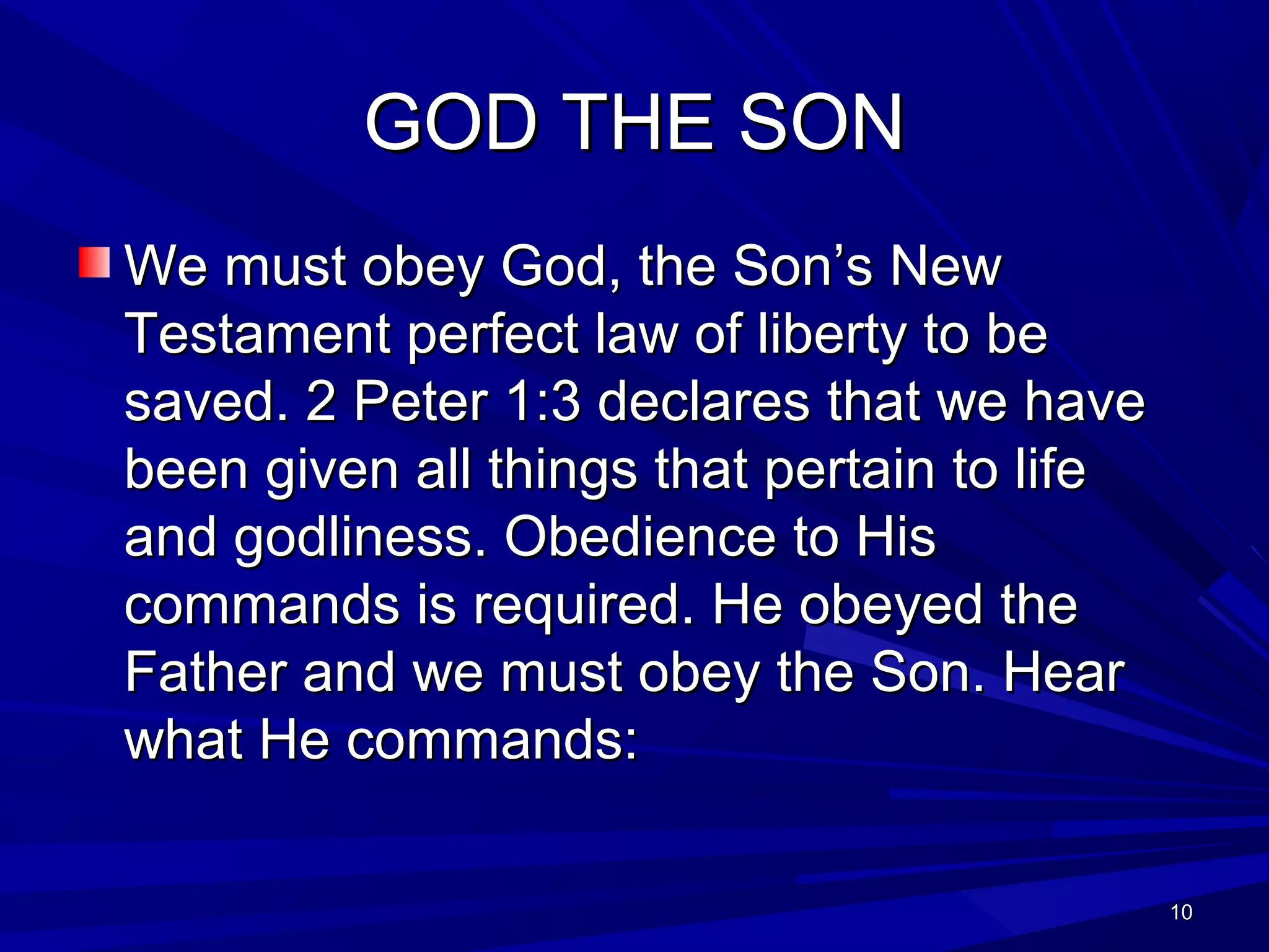 Godthe son | PPT